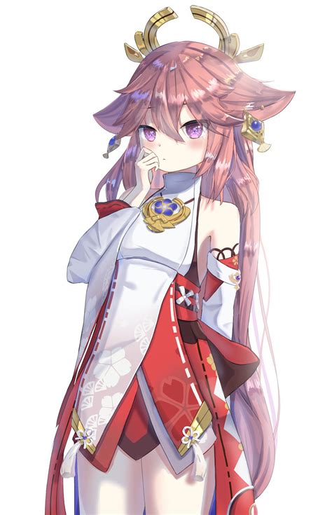 Smol Yae Miko Genshin Impact R Lolirefugees