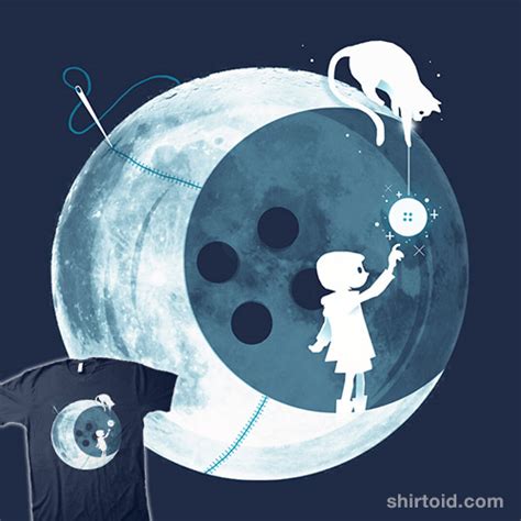 Button Moon Shirtoid