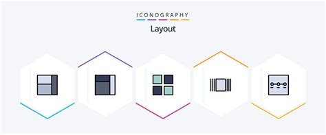 Layout 25 Filledline Icon Pack Including Layout 17290158 Vector Art At Vecteezy