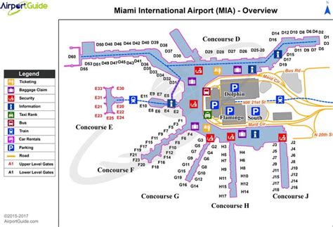 Miami International Airport Terminal Map