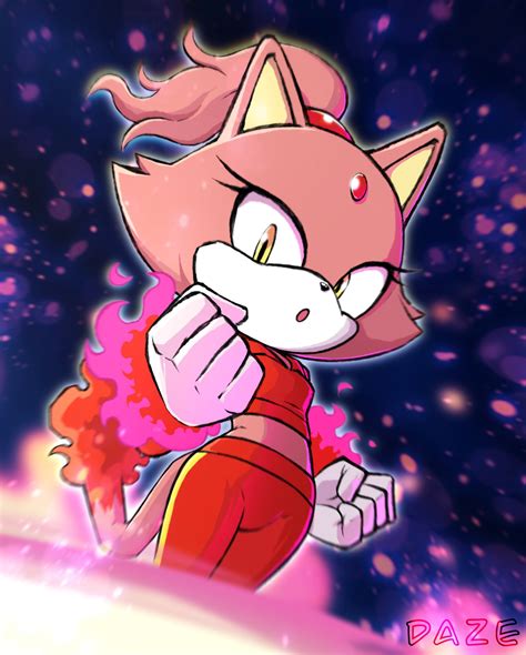 Blaze The Cat And Burning Blaze Sonic Drawn By Xdaze Danbooru