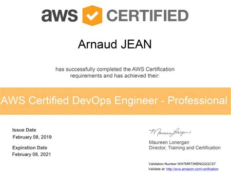 Arnaud Jean John Wick On Linkedin So Glad To To Be Recognized As An Aws Devops Engineer