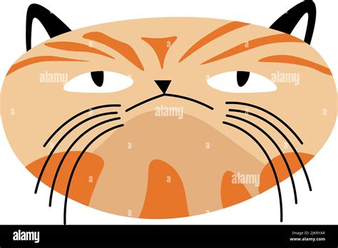 Grumpy Cat Portrait Of Kitty Cartoon Character Stock Vector Image And Art Alamy