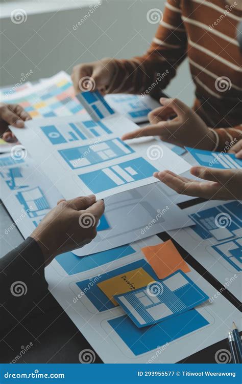 Ux Ui And Programming Development Technology Stock Image Image Of Design Coding 293955577
