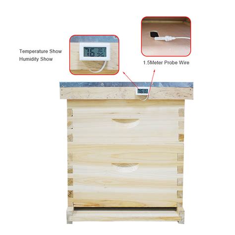 Beehive Digital Hygrothermograph With Sensor Hygro Grandado