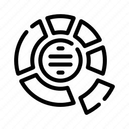 Round Chart Fraction Infographic Analytics Statistics Diagram Icon Download On Iconfinder