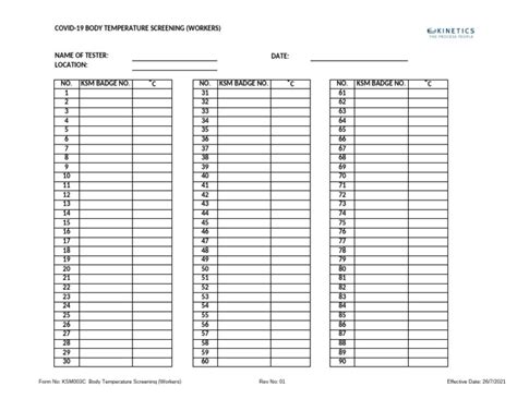 Ksm003c Body Temperature Screening Workers Pdf