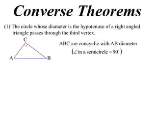 X T Converse Theorems PPT