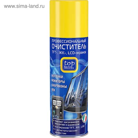 Профессиональный очиститель Top House для TFT-, ЖК-, LCD- экранов ...