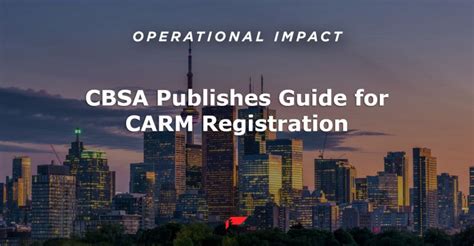 On May 13 2024 Carm Will Become The Official System Of Record For