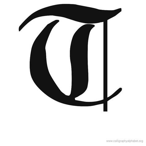 Calligraphy Alphabet T Alphabet T Calligraphy Sample Styles Calligraphy Alphabet Lettering