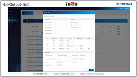 Mpeg Video Transcoder And Catv Rf Qam Modulator Thor Broadcast