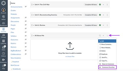 Importing Favorited Canvas Commons Content Strongmind Partner Success Community