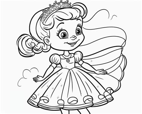 Omalovánky K Vytisknutí Holčička Omalovanekcz