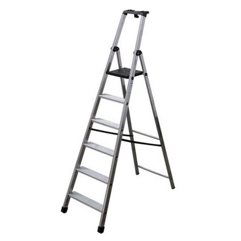 SCALA IN ALLUMINIO A 5 GRADINI PIANO