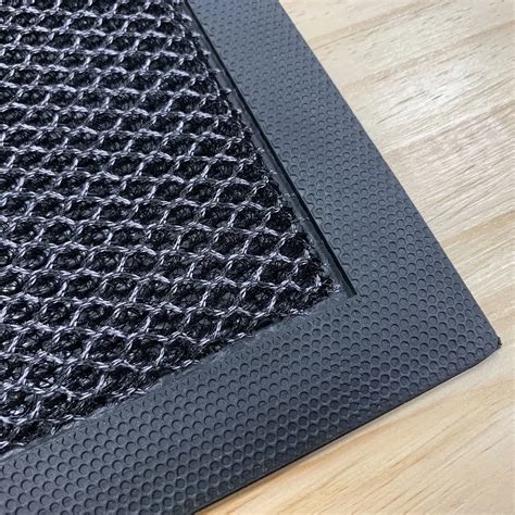 표준 고품질 3d 탄력 있는 문 Pvc 반대로 미끄러짐 기계 빨 수 있는 플라스틱 메시 지면 입구 매트 Buy 새로운 디자인 기계 빨 플라스틱 메쉬 바닥 매트3d 탄성