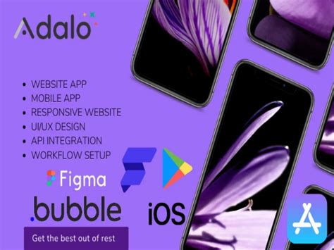 Mvp Bubble Web App Glide Adalo Bubble Io Webflow Bubble App Figma