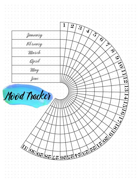 Free Printable Mood Tracker Bullet Journal And Classic Style 20 Templates