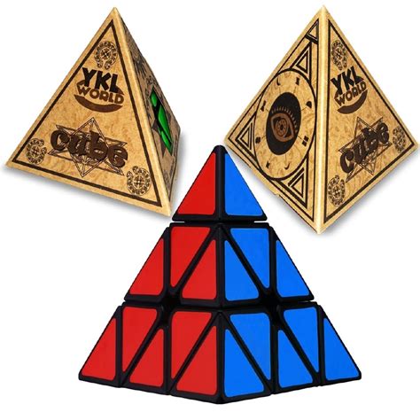 3x3 Pyraminx Cube 3x3x3 Speed Cube Pyramid Speed Magic Cube Puzzles Twist Puzzle Cube Toy
