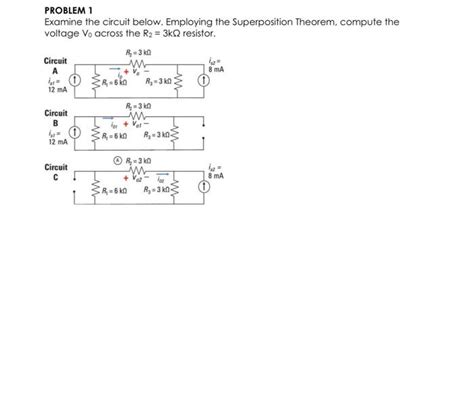 Solved PROBLEM Examine The Circuit Below Employing Th