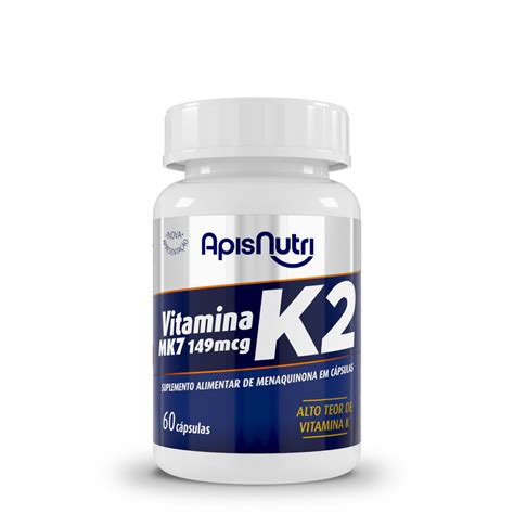 Suplemento De Vitamina K2 Mk7 Apisnutri 300mg