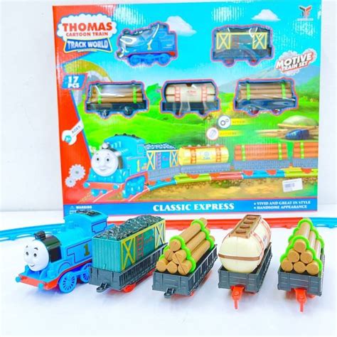 รถไฟโทมัส รางรถไฟพิเศษ พร้อมถ่าน Landoftoys Thaipick