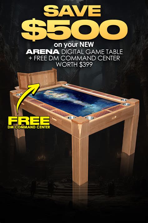 The Arena Game Table Digital Ttrpg Table