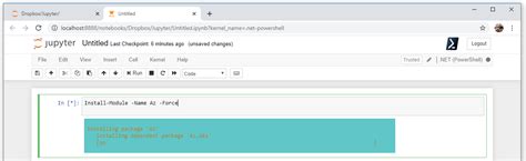 Getting Started With Local Powershell Jupyter Notebook