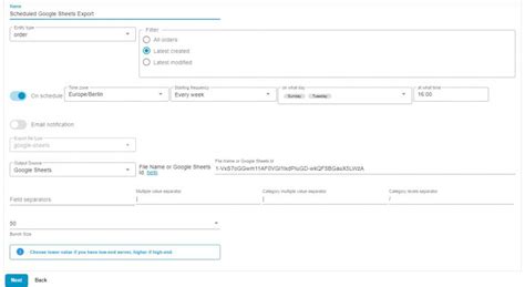 Shopware 6 Export Automation Schedules Firebear