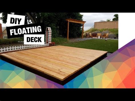 Build Floating Wood Deck