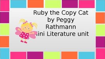 Ruby The Copy Cat By Angie S Stop N And Learn Teachers Pay Teachers