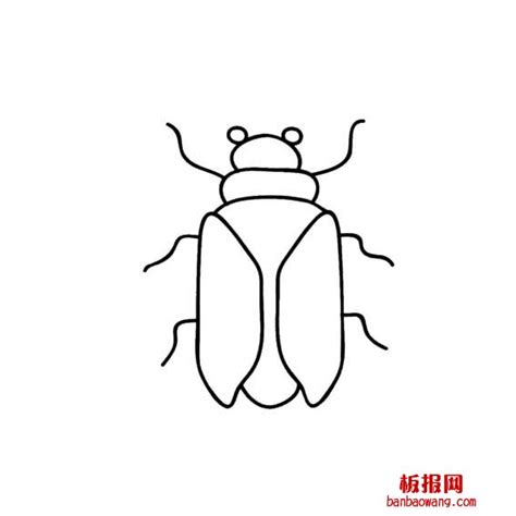 甲虫简笔画简单 儿童简笔画 卡通 第14页 大山谷图库