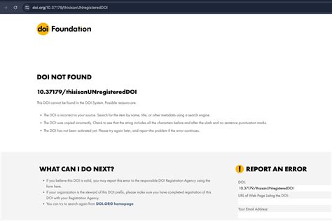 Doi Number And Title Not Found In Doi Crossref Web Technical Support Crossref Community Forum