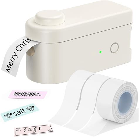 Label Maker Machine With Tape Portable And Rechargeable Label Makers
