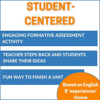 IB DP English B Theme Experiences Bingo By Laura Loves IB TPT