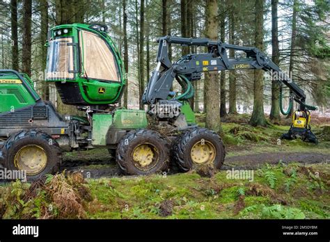 The Logging Cabin Boom And Harvester Head Of A John Deere Logging