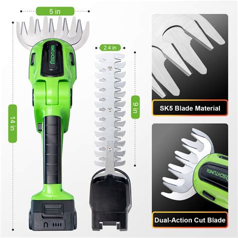 Snapklik Com V Rpm Cordless Grass Shears In Mini Hedge Trimmer Cordless Handheld