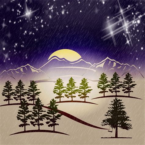 พื้นหลัง คริสต์มาส หิมะ ภาพฟรีบน Pixabay Pixabay