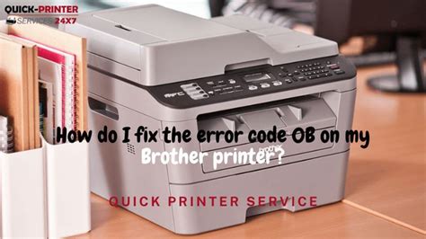 How To Resolve Brother Printer Error Code B Brother Printers Error Code Printer