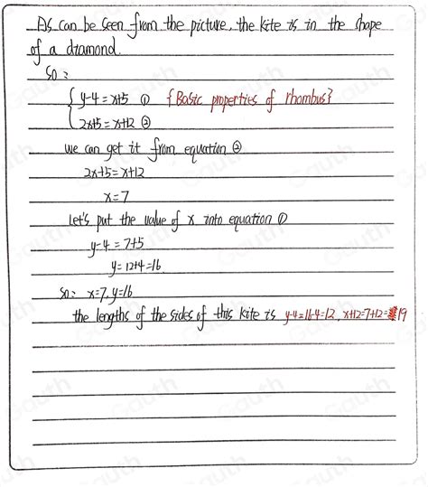 Solved 4 Find The Values Of The Variables And The Lengths Of The
