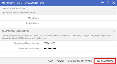 Integration With The Ringcentral Sms Sending Api