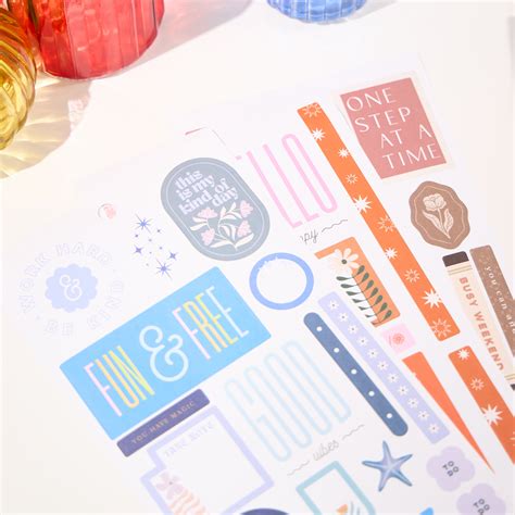 Coordinated Colors Value Pack Stickers Happy Planner