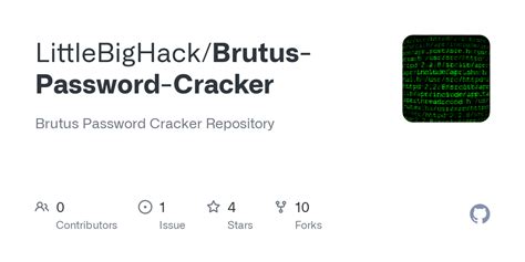 releases · littlebighack brutus password cracker · github