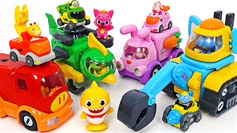 타요와 친구들이 위험해~ 에이 스쿼드 풀백카 출동 핑키팝토이 Youtube