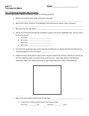 Lab 11 Topographic Maps Pdf LAB 11 NAME TOPOGRAPHIC MAPS Part I InterpretingTopographic