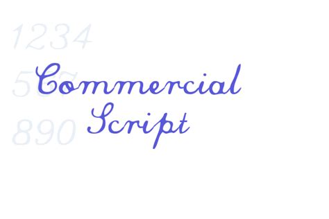 Commercial Script Font Free Download Now