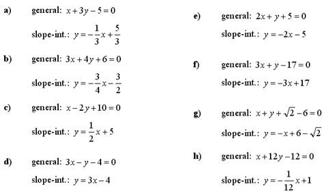 Answers To Math Exercises And Math Problems Analytic Geometry Of Worksheets Library