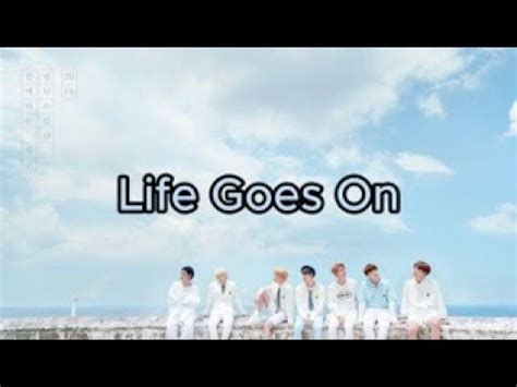 Life Goes On Bts Lyrics Romanizedenglish Youtube