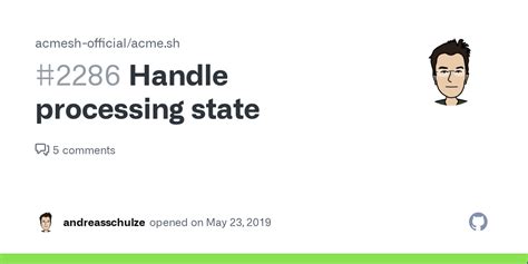 Handle Processing State · Issue 2286 · Acmesh Officialacmesh · Github