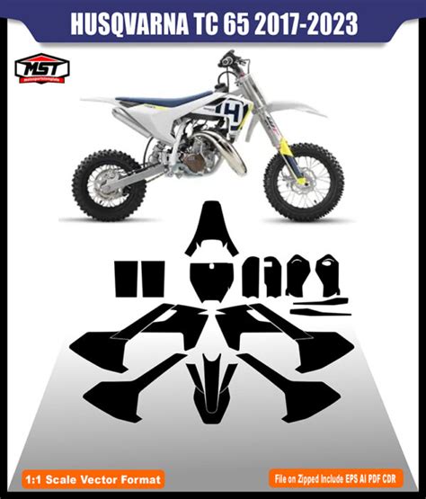 Husqvarna Tc 65 2017 2023 Moto Sports Template